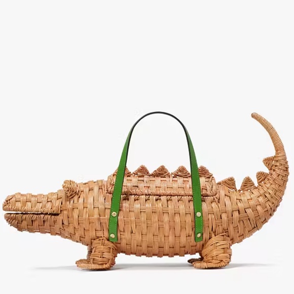 kate spade | Bags | Kate Spade Swamped Wicker 3d Alligator | Poshmark